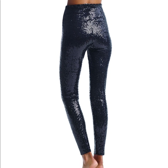 Commando | Pants & Jumpsuits | Commando High Waist Black Sequin ...